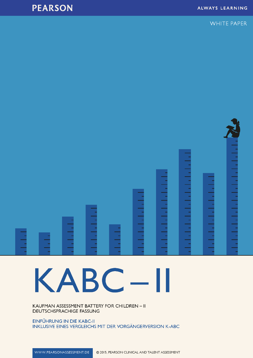 KABC-II - Intelligenztest - Pearson Clinical & Talent Assessment